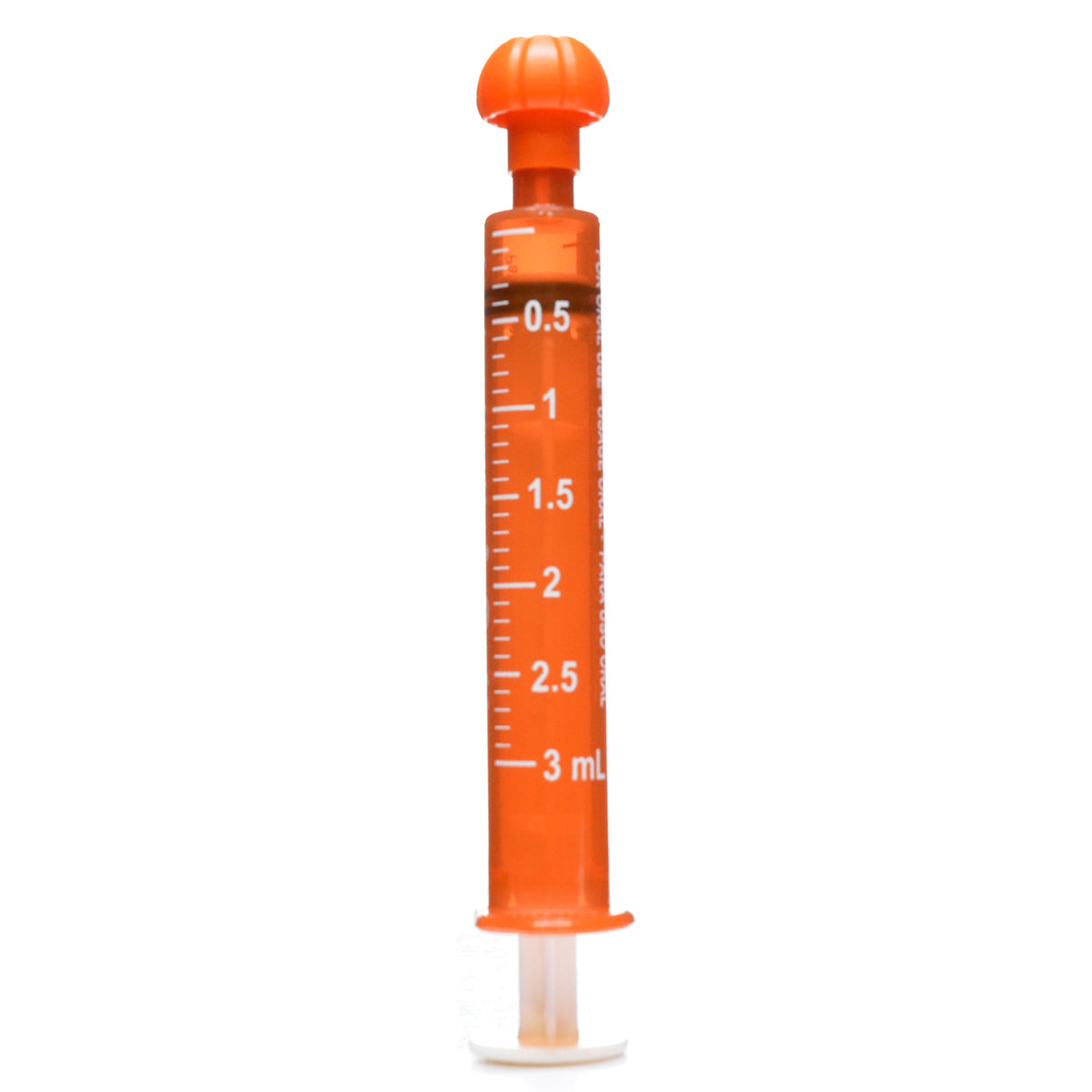 Syringe, Oral Dispenser (Amber), 3mL, w/Tip Cap | SpecializedRx